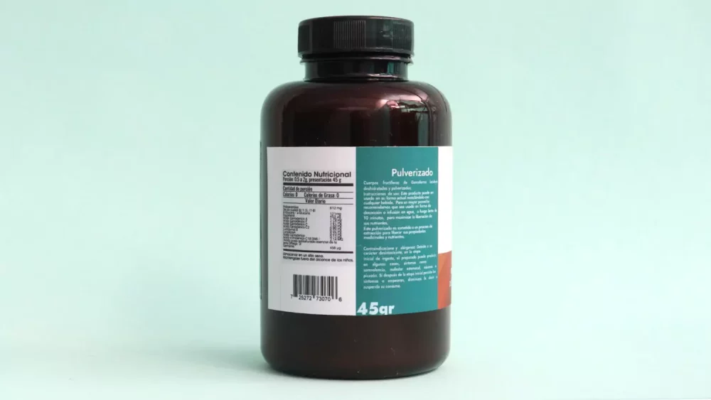 Ganoderma pulverizado: 50000 mg, Extracto Puro de Hongo Reishi para el ...